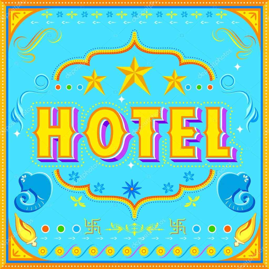 Hotel Poster Stock Vector Image by ©vectomart #36620397