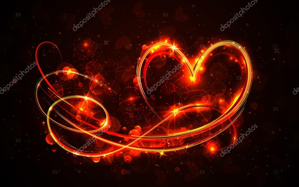 Swirly Heart Stock Vector Image by ©vectomart #37110299