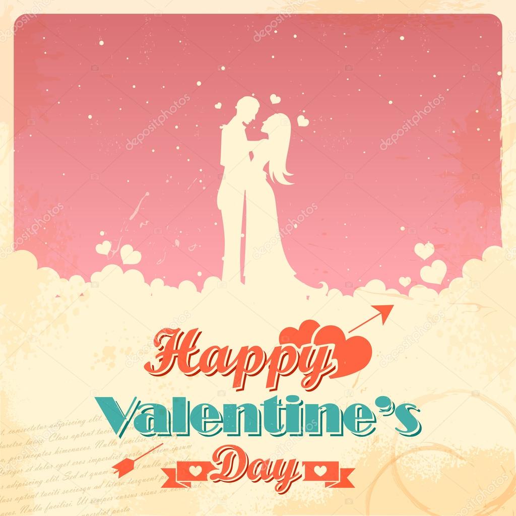 Retro Love Background Stock Vector by ©vectomart 38721103
