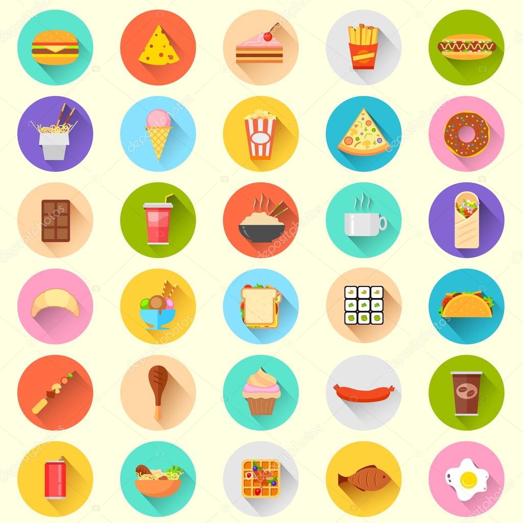 Fast Food Icon Stock Vector Image by ©vectomart #46404093