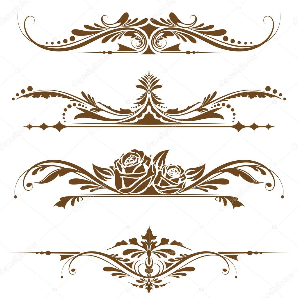 Vintage Page Border — Stock Vector © vectomart #8437133