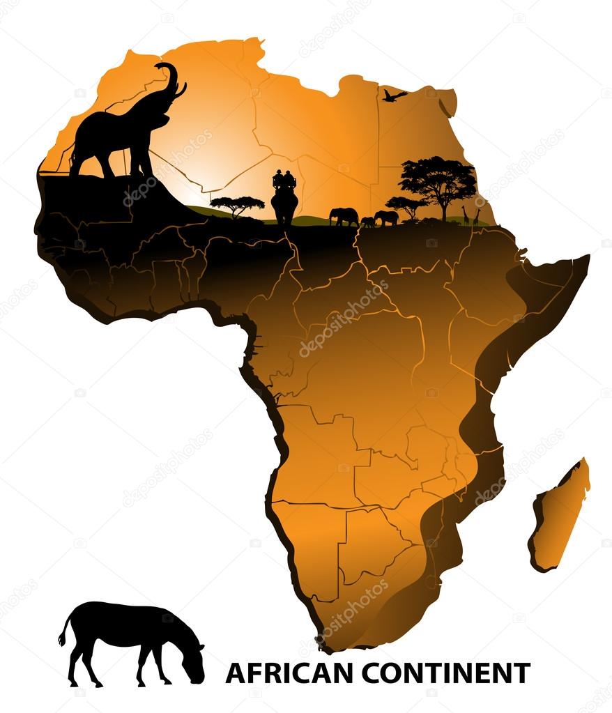 Continent Africa Stock Vector Image by ©matc #22007805