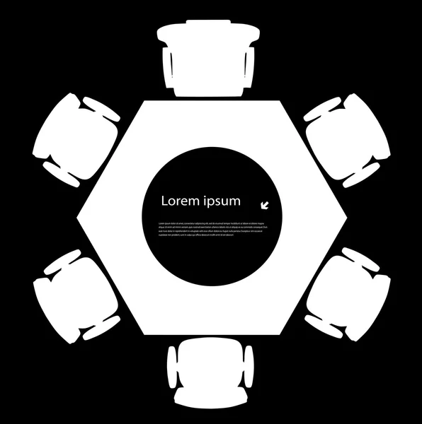 Round table Stock Vector Image by ©matc #24786529