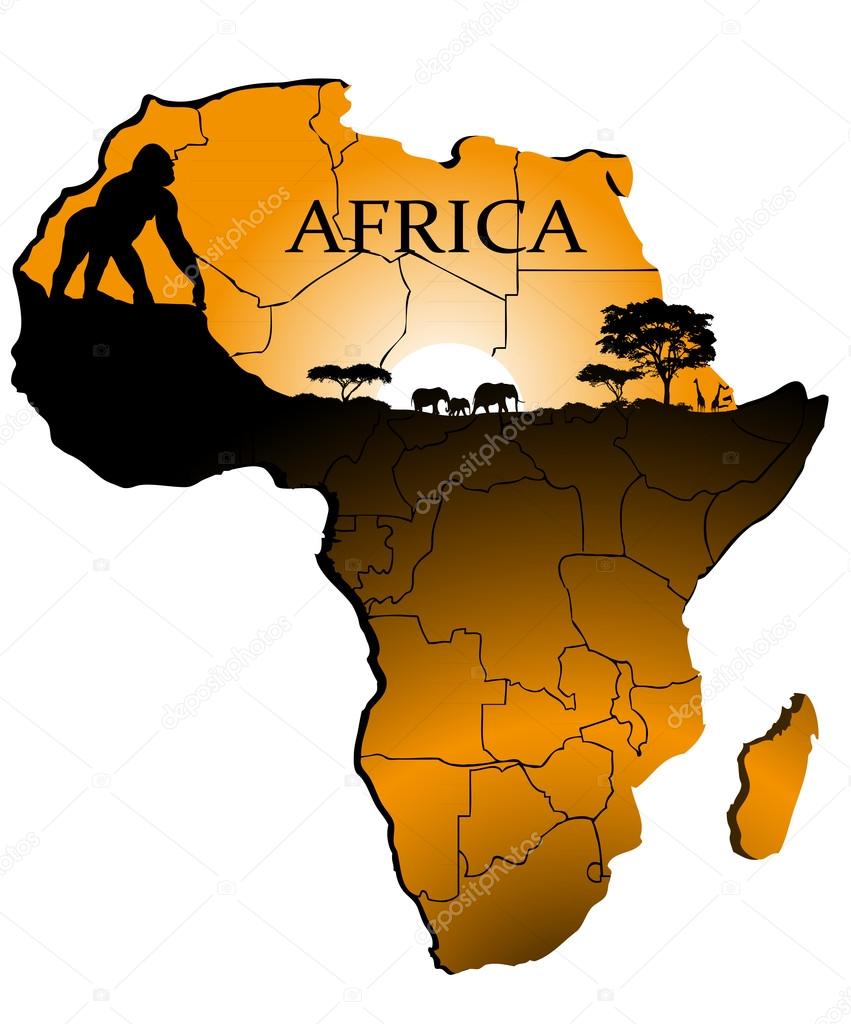 Continent Africa Stock Vector Image by ©matc #24942907