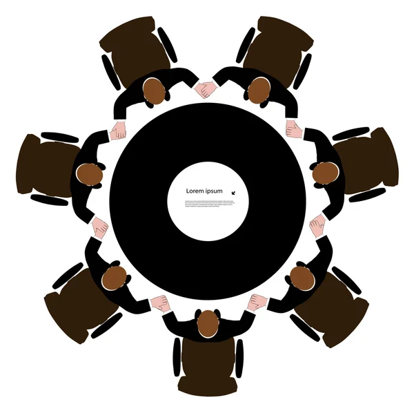 Round table meeting Stock Vectors, Royalty Free Round table meeting ...