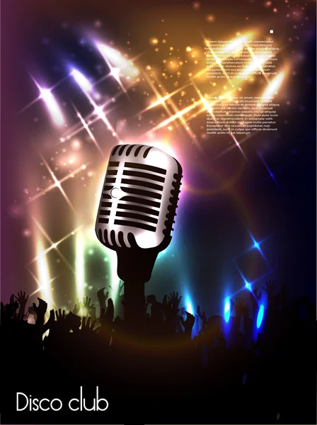 Świąteczny mikrofon Vector Art Stock Images | Depositphotos