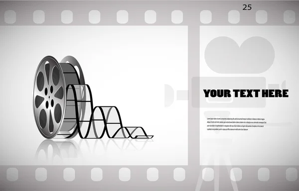 Cine-film in the frame vector background Stock Vector Image by ©matc ...