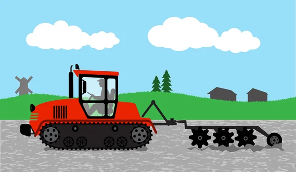 669 Plowing tractor Vector Images | Depositphotos