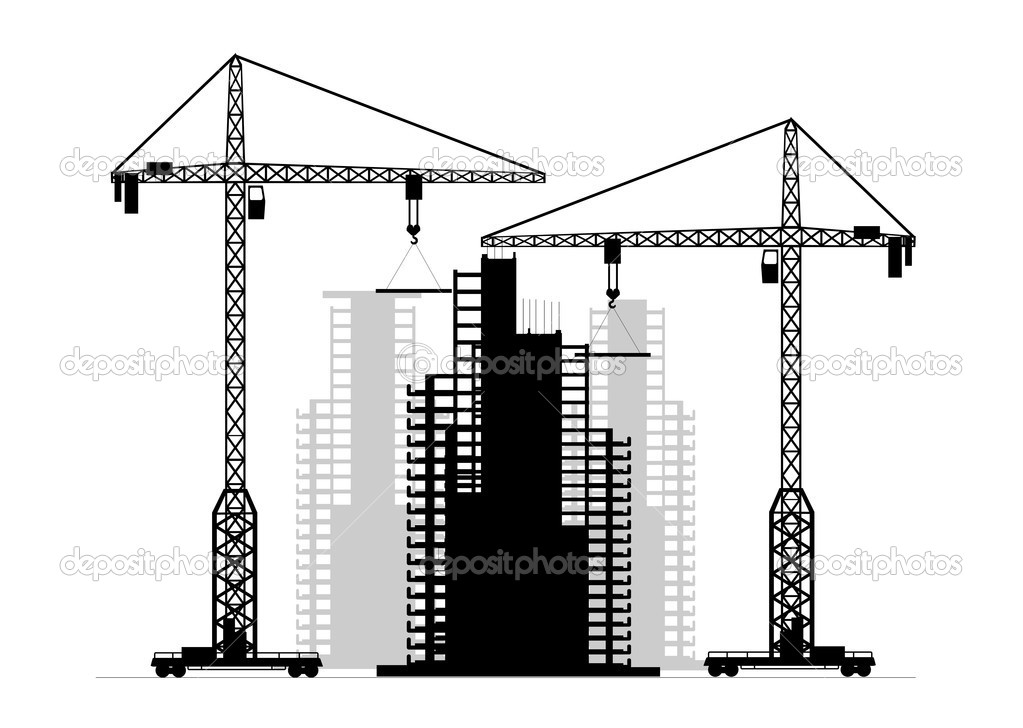Building silhouette Stock Vector Image by ©matc #48695301