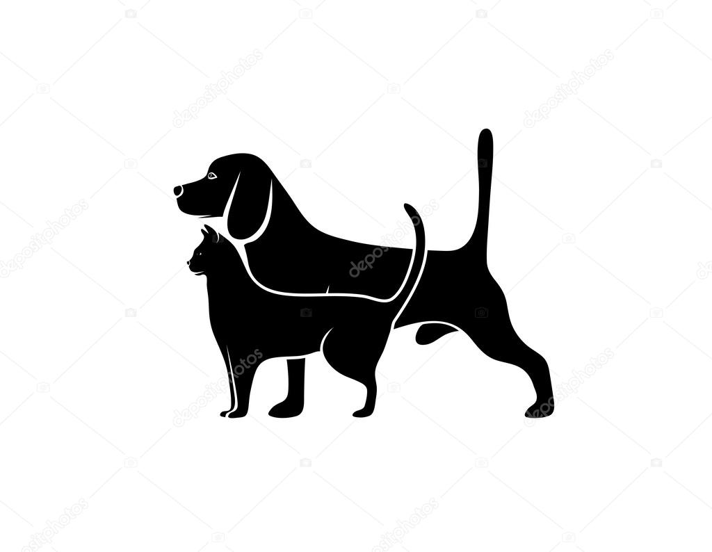 Perro y gato Vector de stock por ©matc 49262993