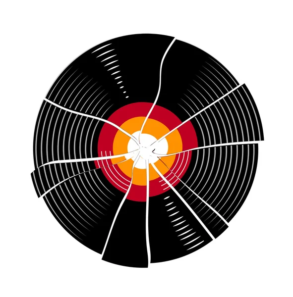Broken vinyl Vector Art Stock Images | Depositphotos