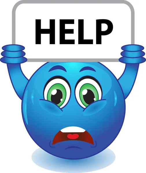 Emoticon help Vector Art Stock Images | Depositphotos