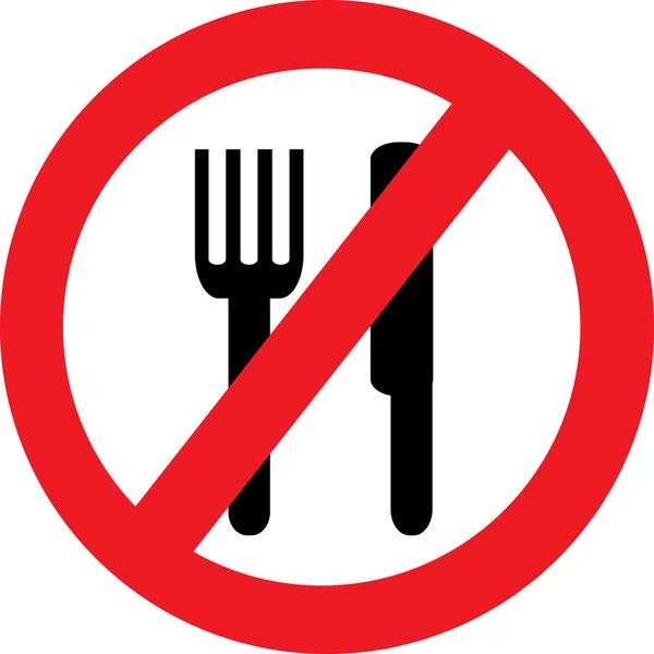 No food allowed symbol, no eating, no food or drink area sign, food and ...