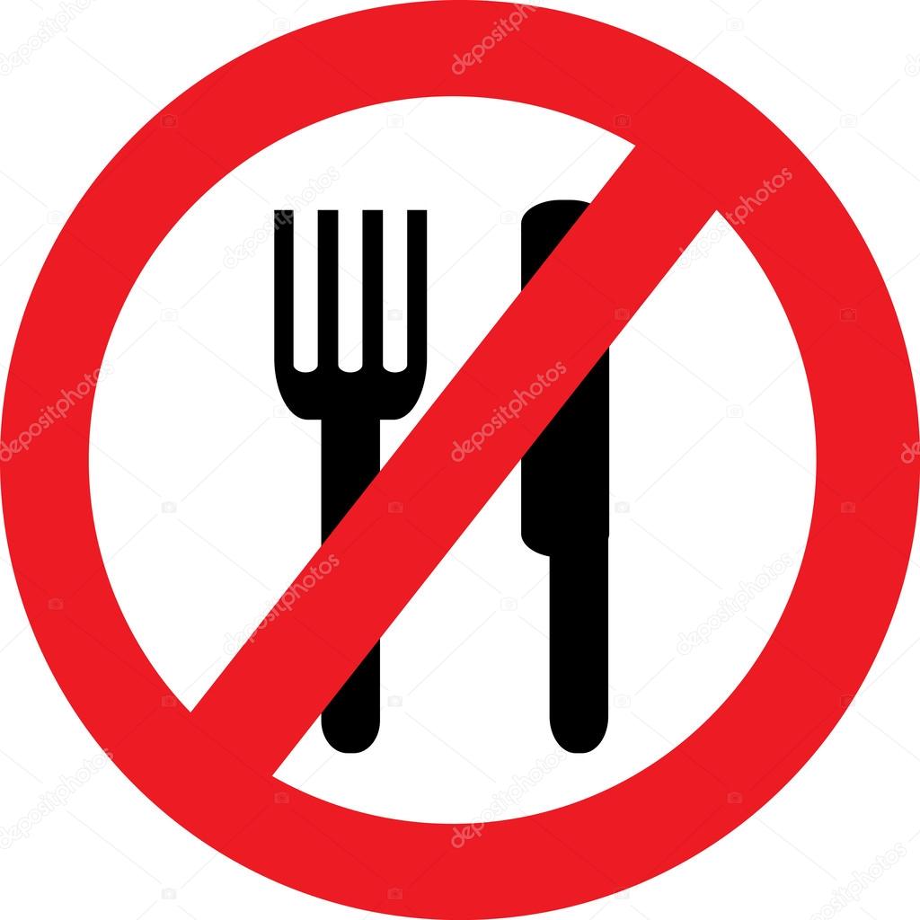 No Hay Señal De Comida Vector De Stock Por ©natalipopova 39784957