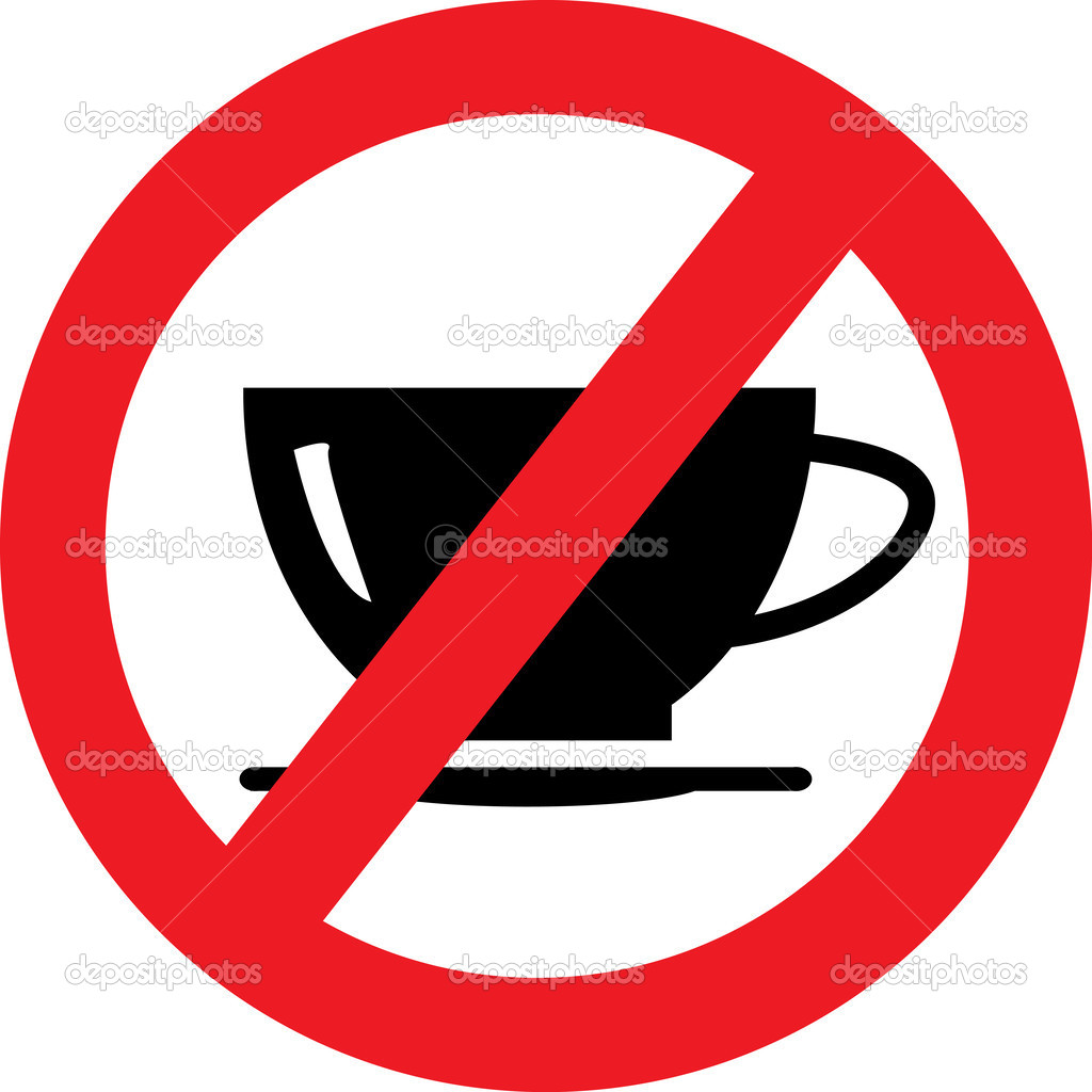 No coffee sign — Stock Vector © natalipopova #46940633