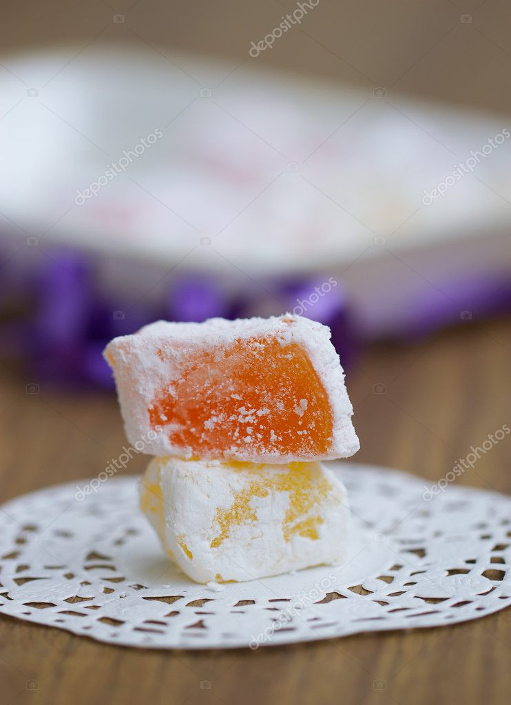 Turkish delight (rahat lokum) — Stock Photo © victoshafoto #30515753