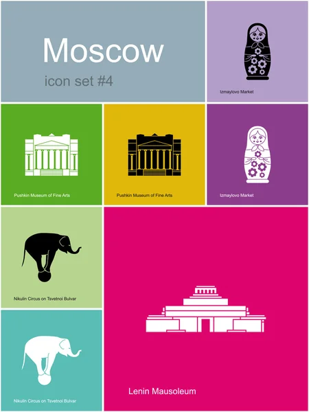 Icons of Moscow Stock Vector Image by ©artefy #51308799