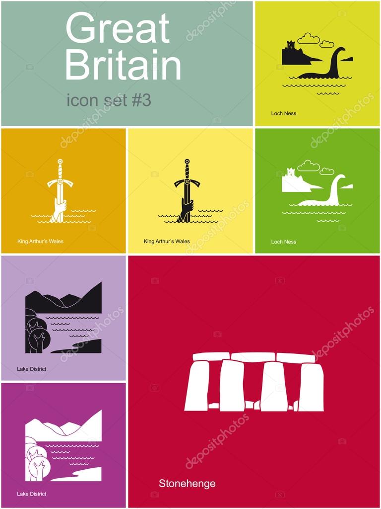 Icons of Great Britain Stock Vector Image by ©artefy #51308947