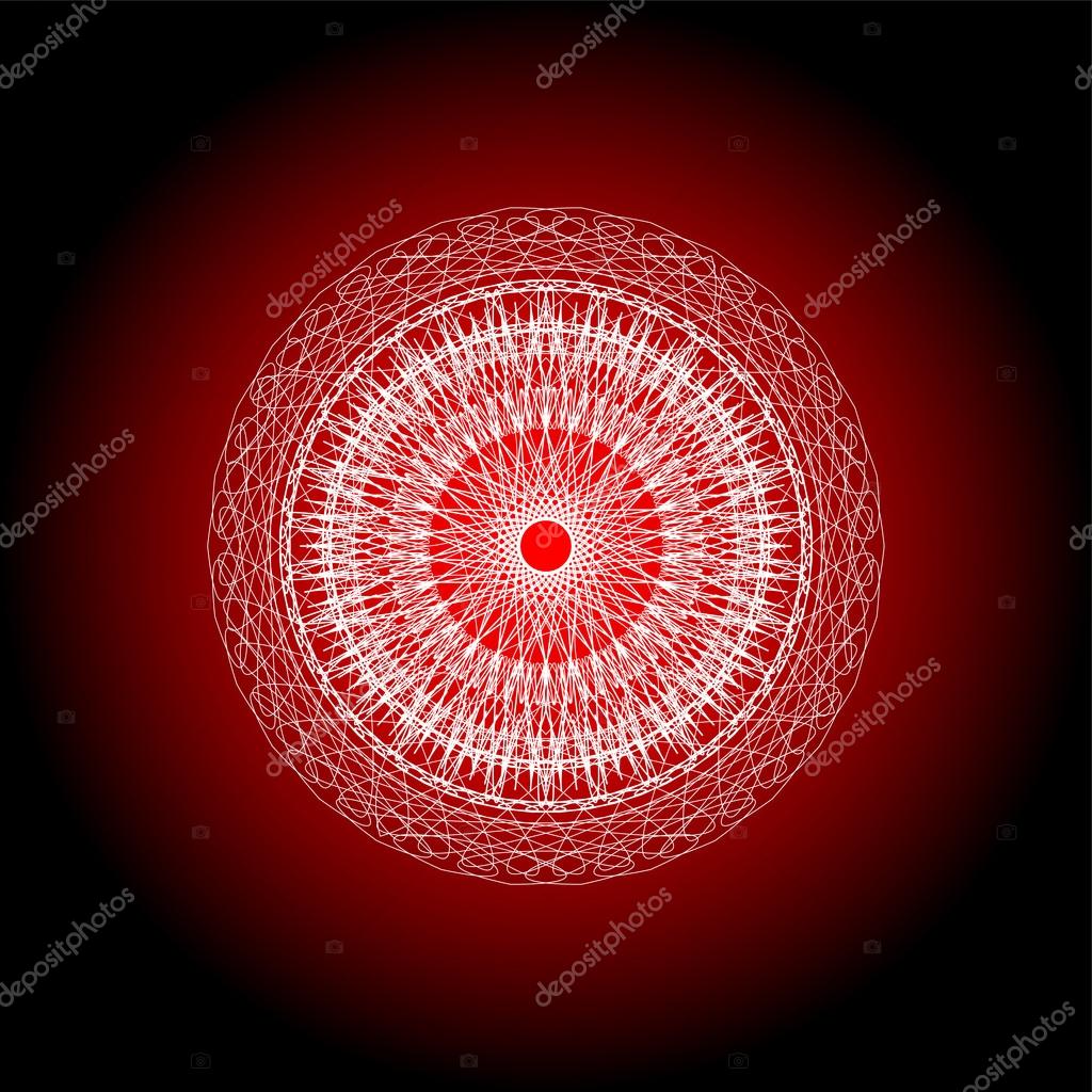 Red Decorative design certificate elements. guilloche Patterns set ...