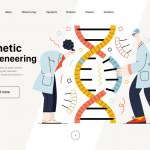Genetically modified foods landing page concept Stock Vector Image by ©VisualGeneration #302547024