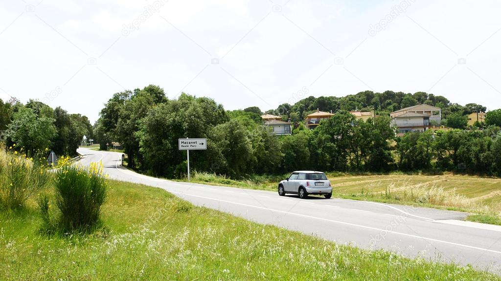 Panoramic of secondary road with urbanization – Stock Editorial Photo ...