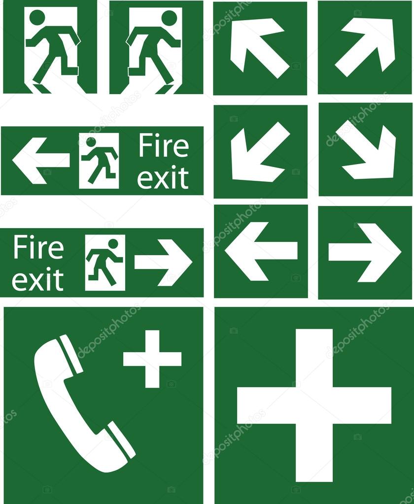 Tanda-tanda darurat Vektor Stok oleh ©humpkin 19189815