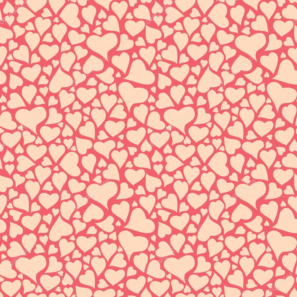 Light red colored hearts pattern Stock Vector by ©KIRA85 18149993