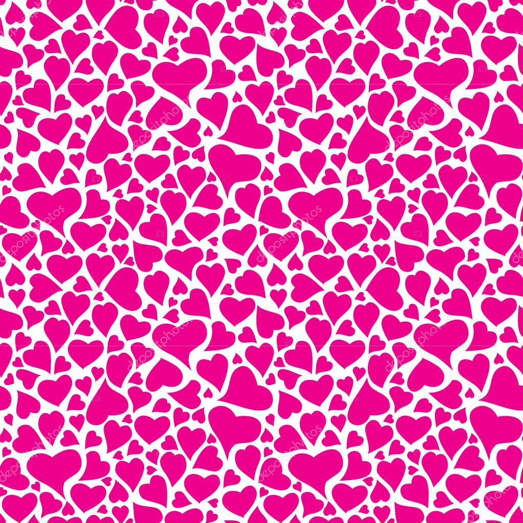 Magenta hearts pattern — Stock Vector © KIRA85 #18150075