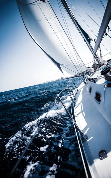 Sail boat in action — Stock Photo © Anna_Om #29944421