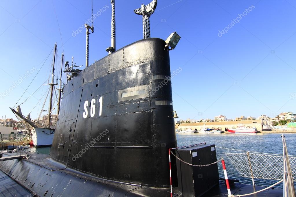 Old retired military submarine for scrapping — Stock Photo © James633 ...