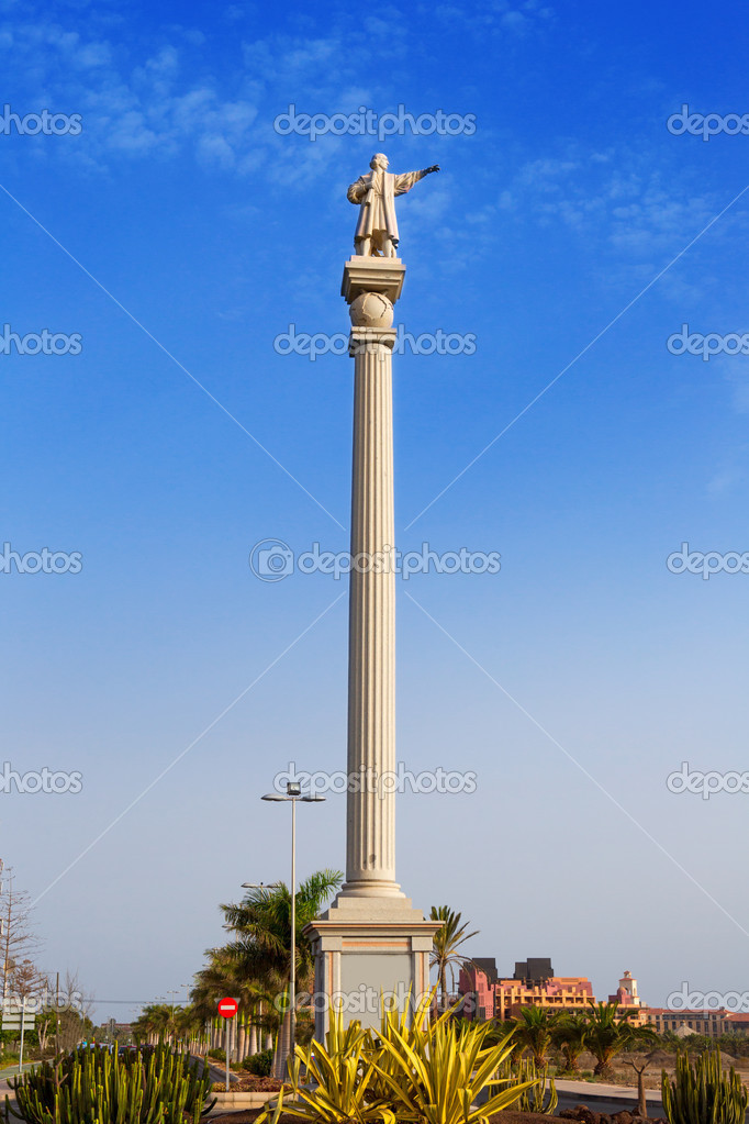 Estatua de Colón Cristóbal en Maspalomas 2023