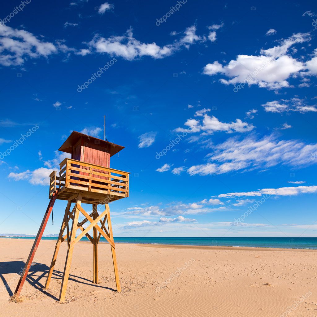 Playa de Canet de Berenguer en Valencia en España: fotografía de stock ...