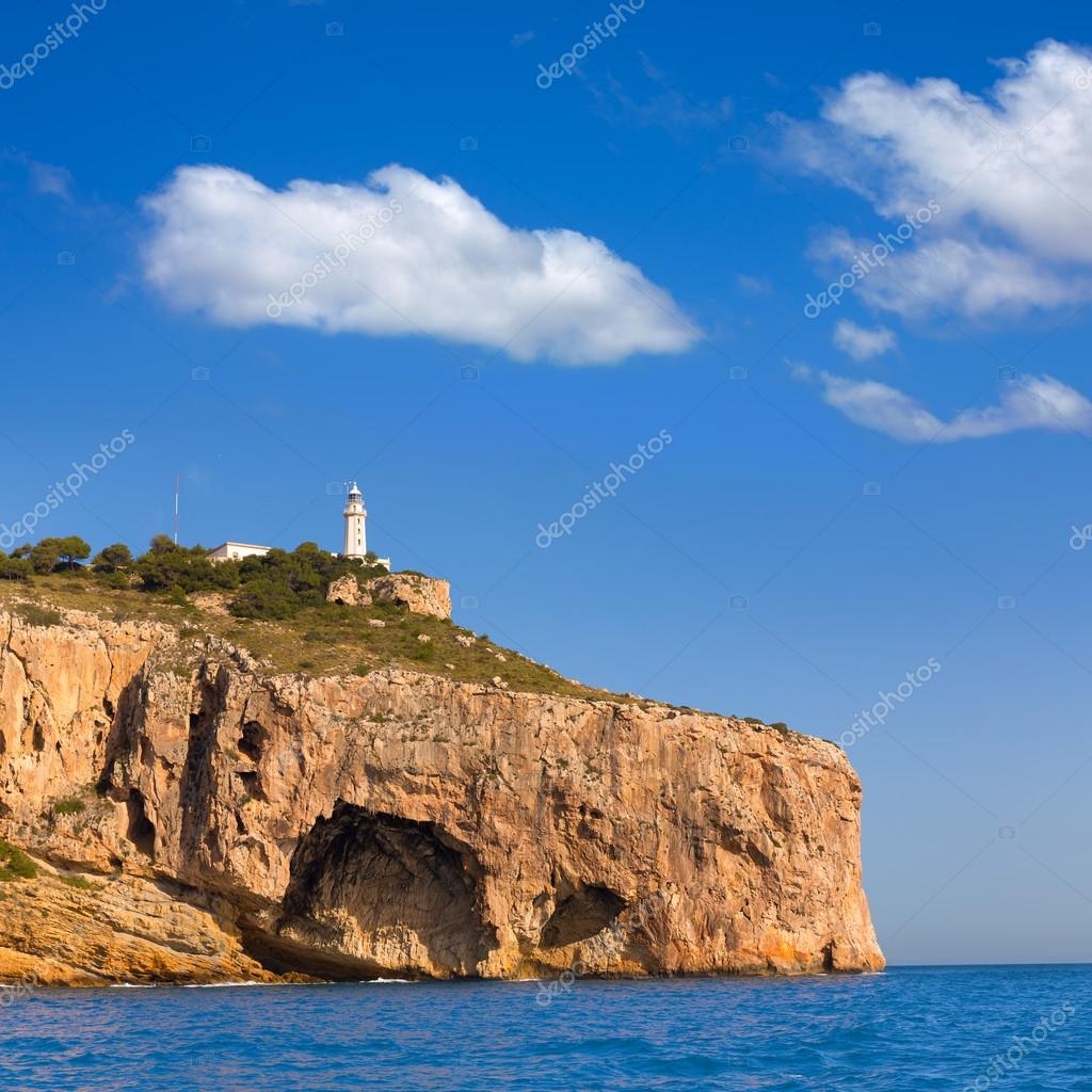Javea Cabo la Nao Faro Mediterráneo España: fotografía de stock ...