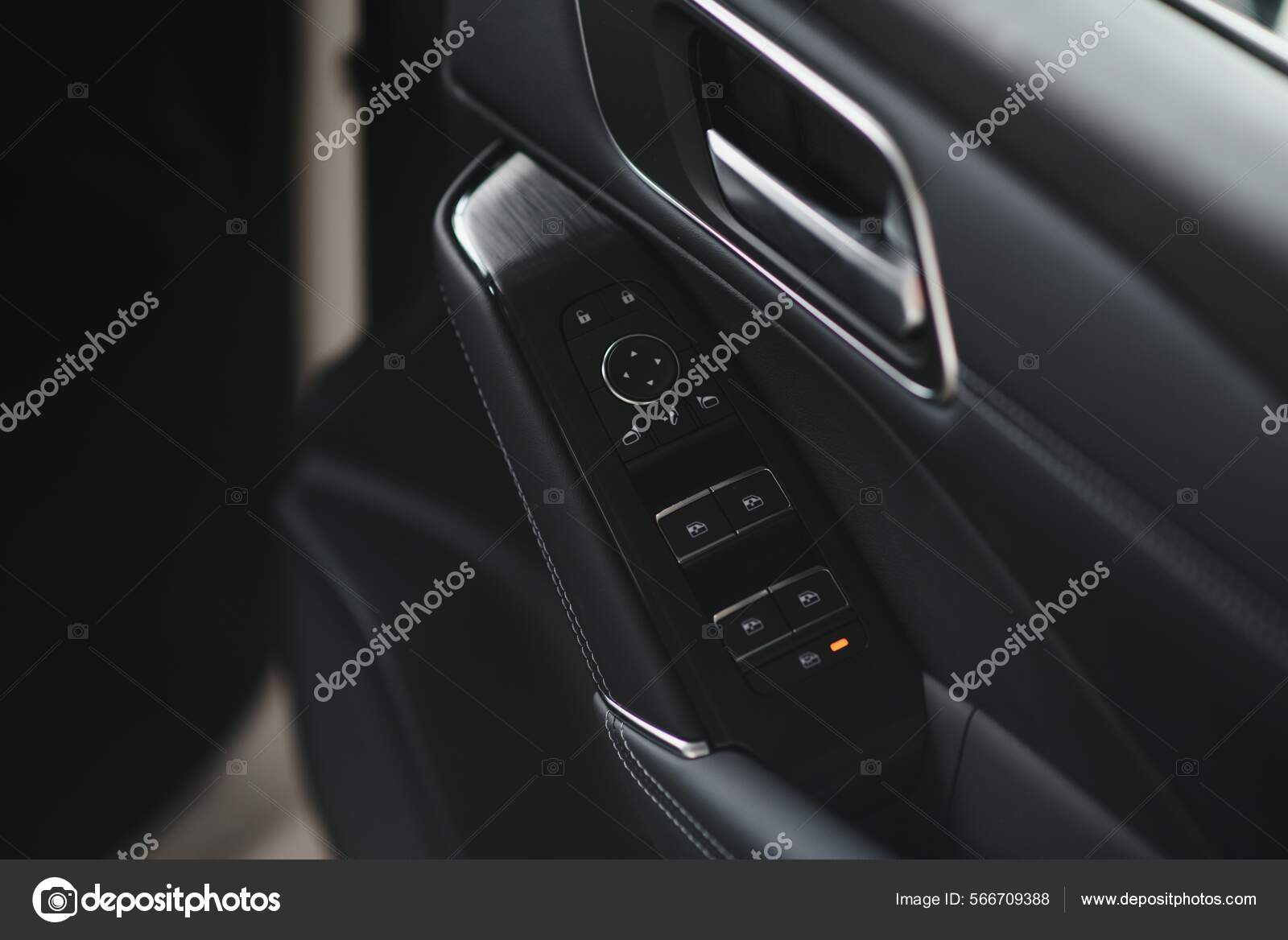 Car Interior Front Door Panel — Stock Photo © fotosedrik #566709388