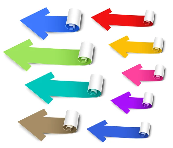 Icono color flechas imágenes de stock de arte vectorial | Depositphotos