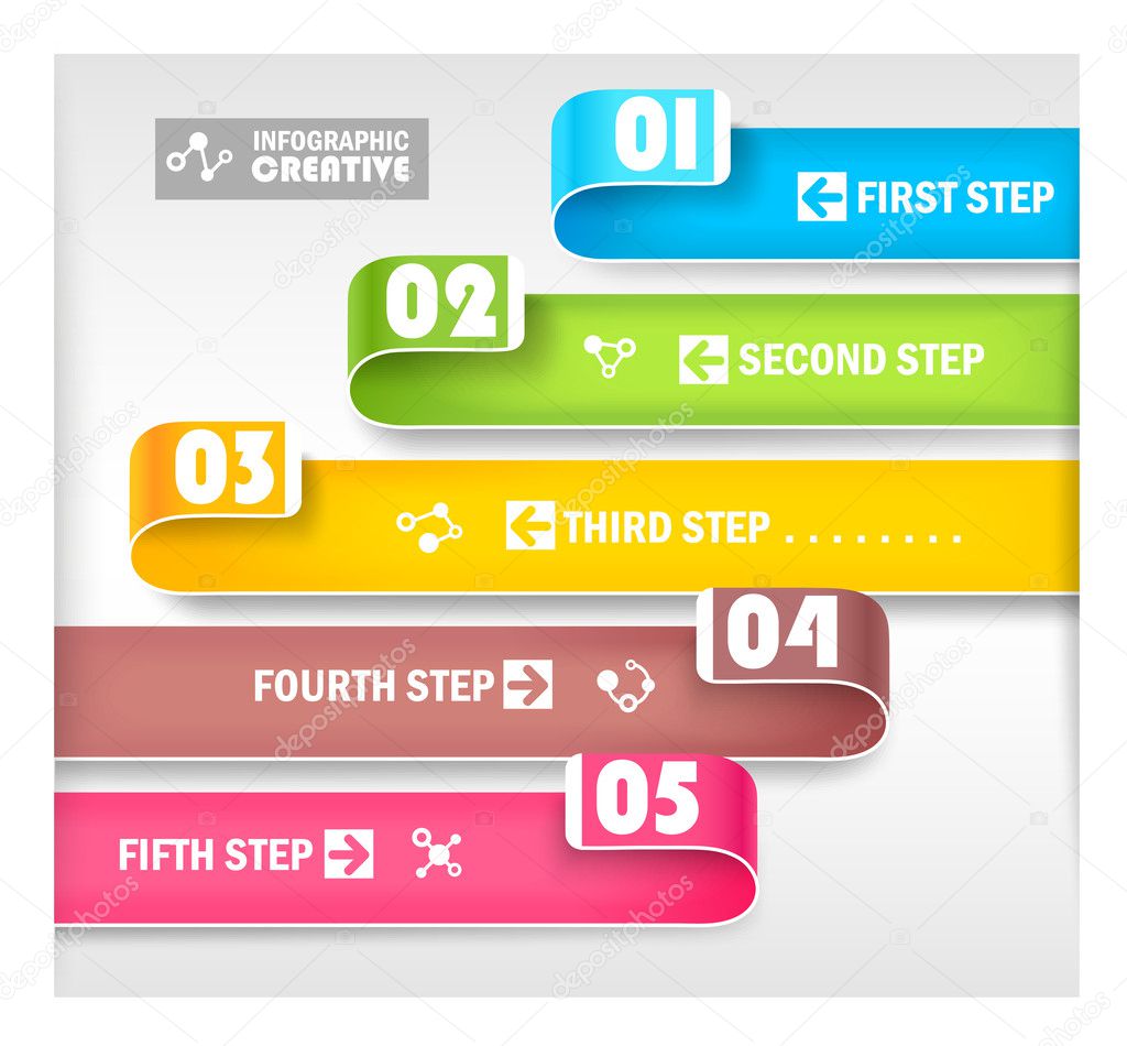 Collection of info items Stock Vector Image by ©-Baks- #26491509