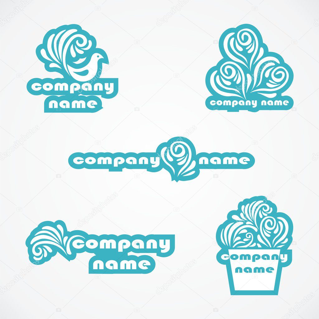 Set of logos Stock Vector Image by ©aleksandra_a #28703297