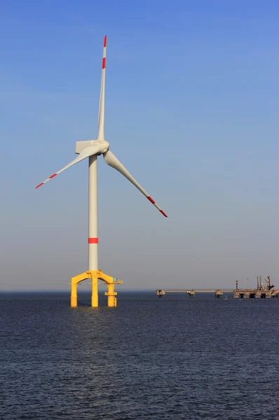 Offshore Wind Turbine Stock Photo by ©djmattaar 10048445