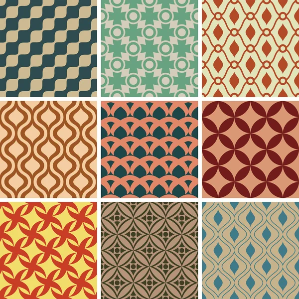 Seamless purple gold pattern — Stock Vector © pauljune #34841923