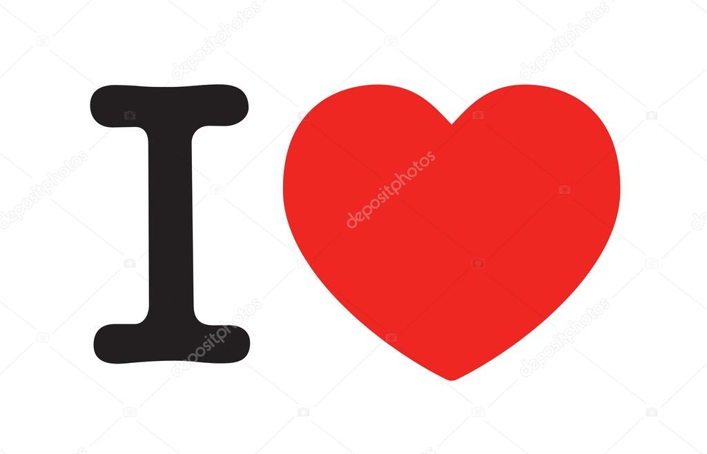 I Love good Stock Vector by Thomaspajot
