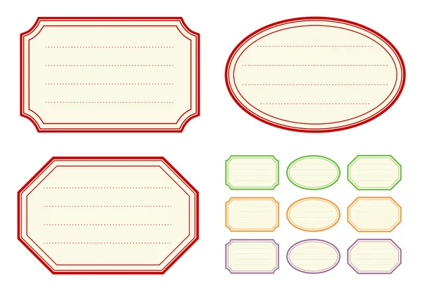 Vintage Square Label Template