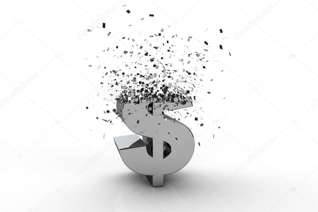 3D dollar currency symbol exploding Stock Photo by ©sam741002 27221833