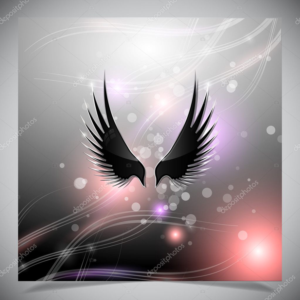 Abstract background with wings. Stock Vector Image by ©romrash #28860725