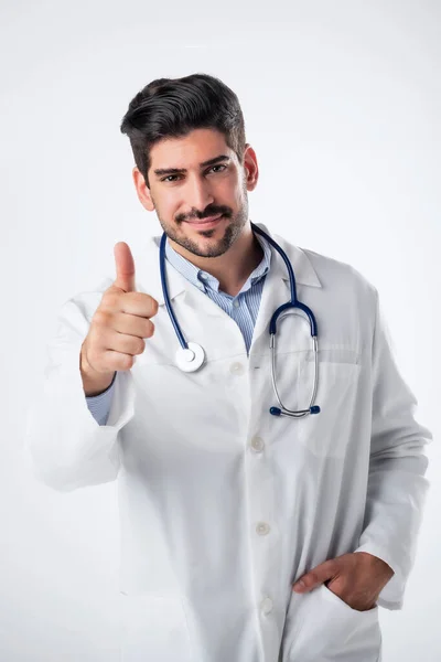 Male Doctor Portrait While Standing Hospital Foyer Stock Photo by ...