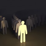 Unique luminous man Stock Photo by ©balein 5135995