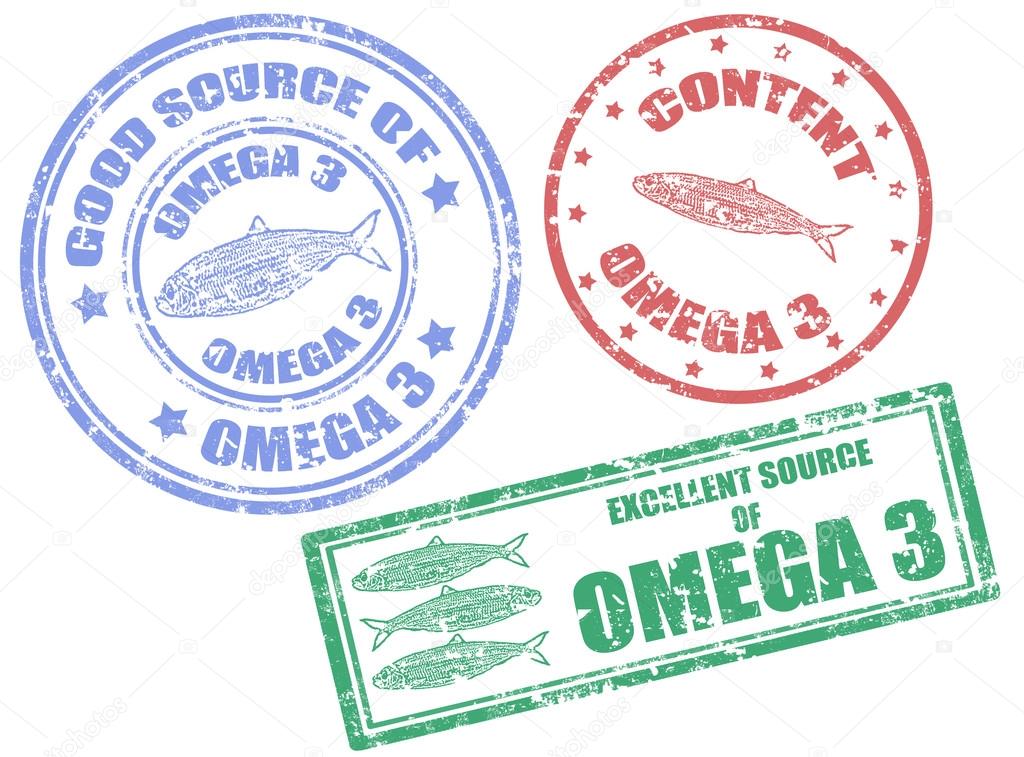 Omega 3 stamp Stock Vector Image by ©carmen_dorin #16267827