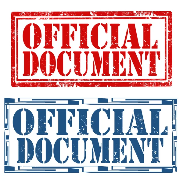 Documento oficiales-sellos — Vector de stock © carmen_dorin #42548825