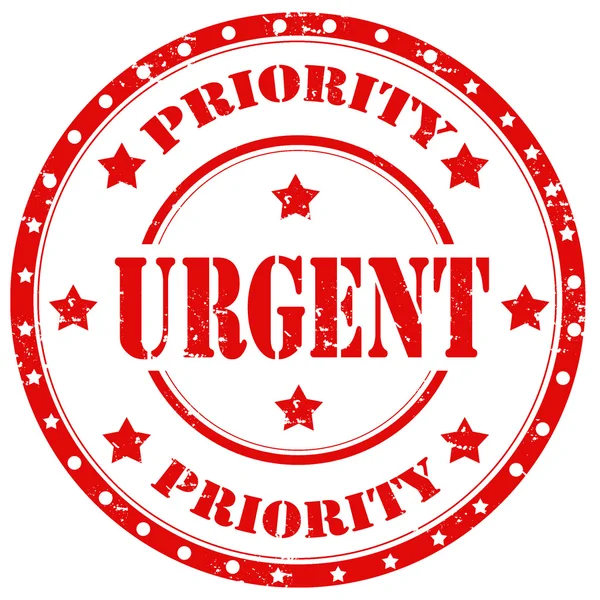 Urgent priority stamp — Stock Vector © carmen_dorin #42237879