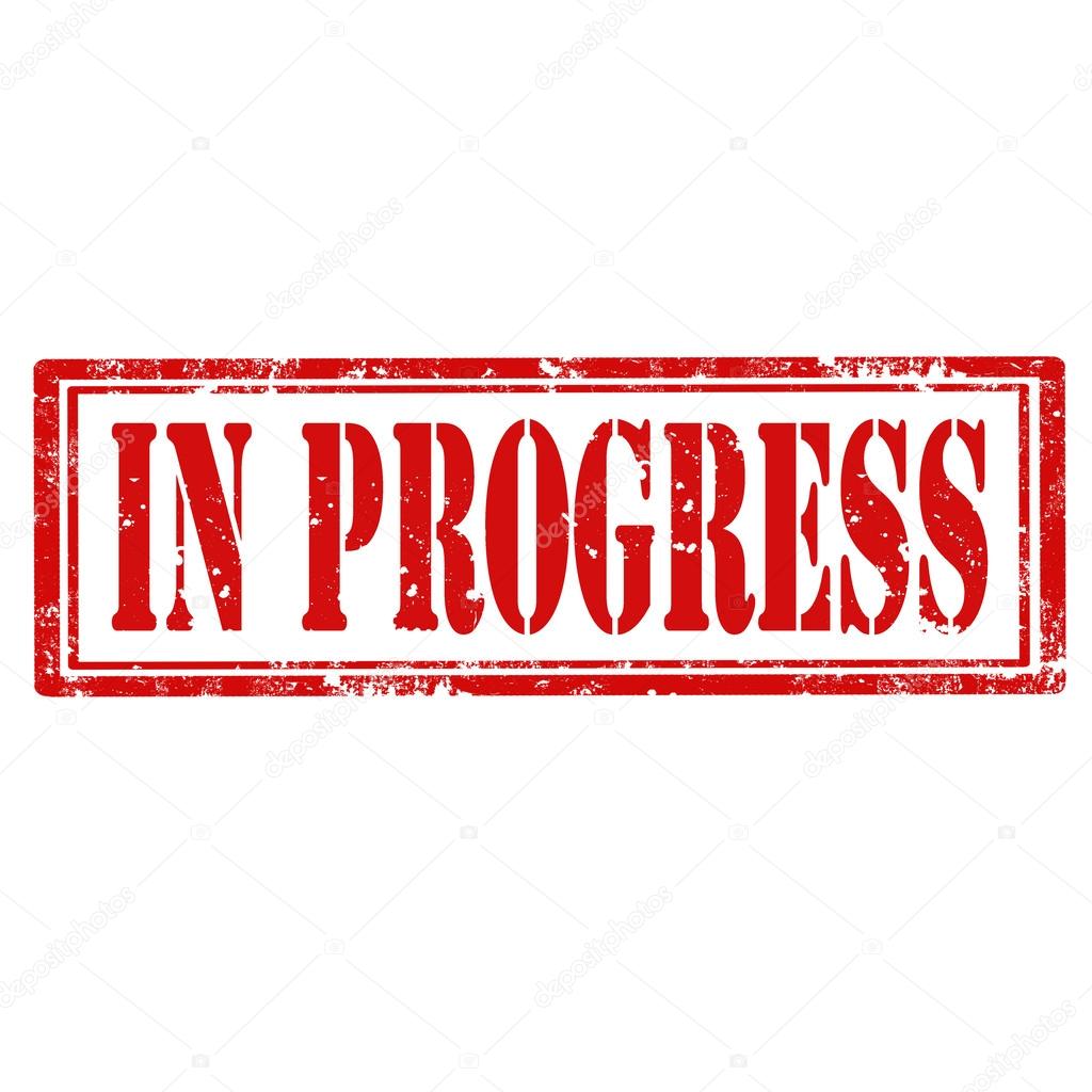 Em andamento-carimbo — Vetor de Stock © carmen_dorin #44647411