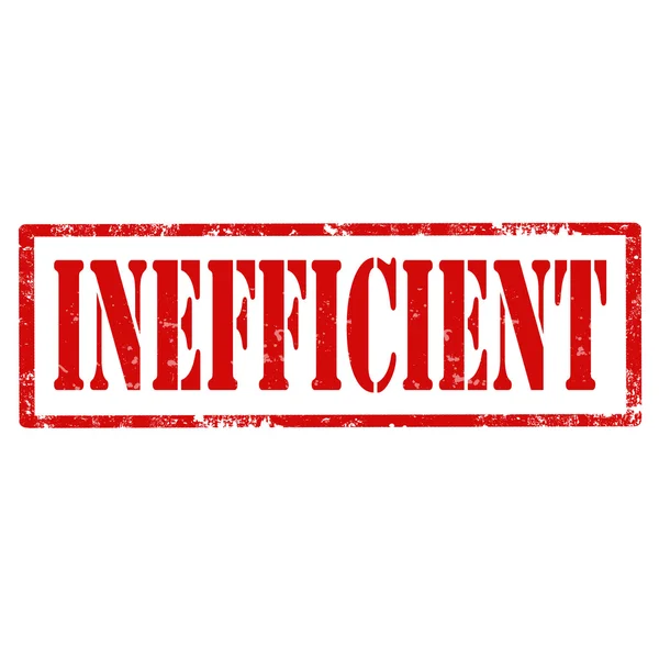 Ineficiente imágenes de stock de arte vectorial | Depositphotos